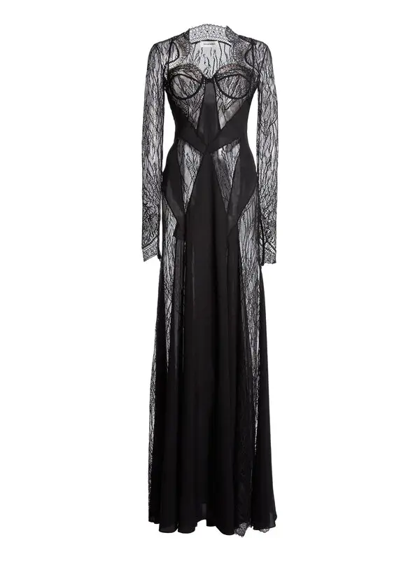 Zuhair Murad Lace Top - Black