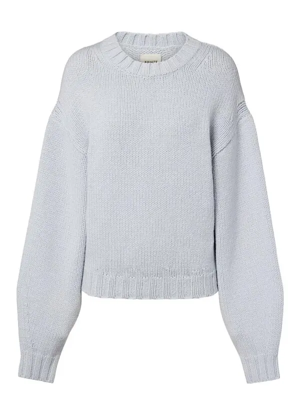 Khaite Gemma Oversized Cashmere Sweater - Blue