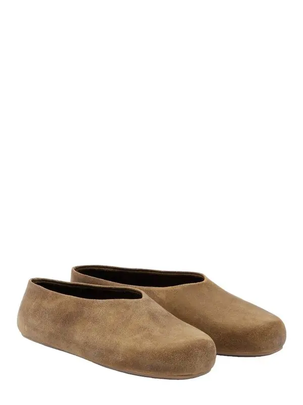 GOLDEN GOOSE Tierra Suede Slip-on Shoes - Green