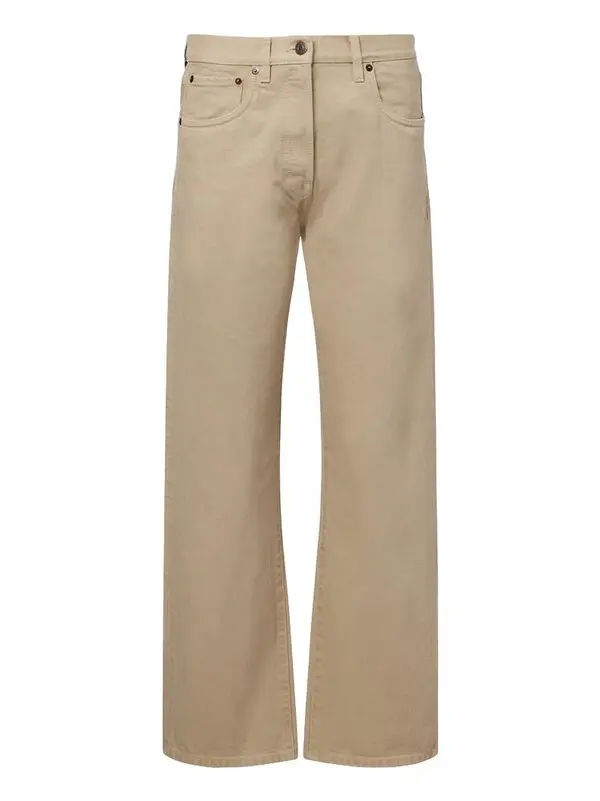 Prada Straight Leg Jeans - Beige