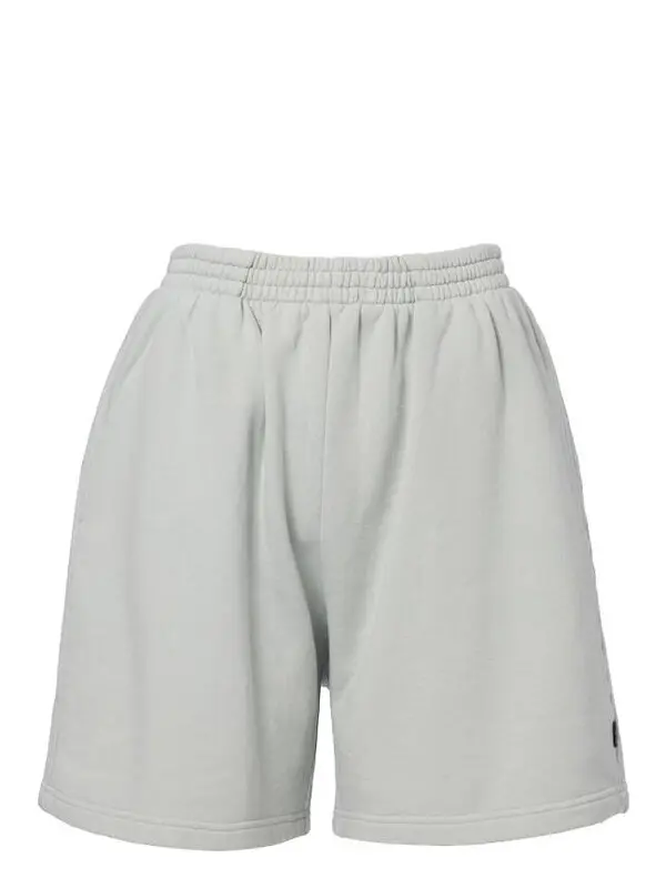 Prada Cotton Fleece Shorts - Grey