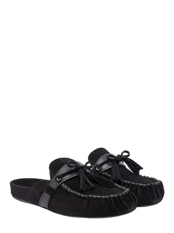 Isabel Marant Étoile Malvin Suede Mules - Black