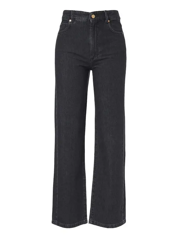 Max Mara High-rise Straight Jeans - Black