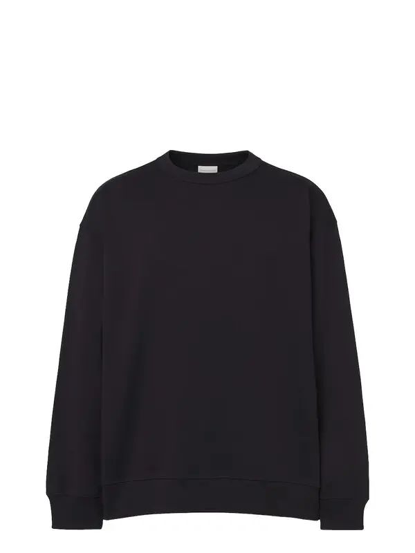 Dries Van Noten Cotton Jersey Sweatshirt - Blue