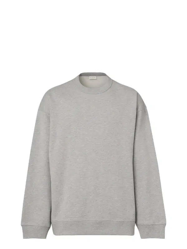 Dries Van Noten Cotton Jersey Sweatshirt - Grey