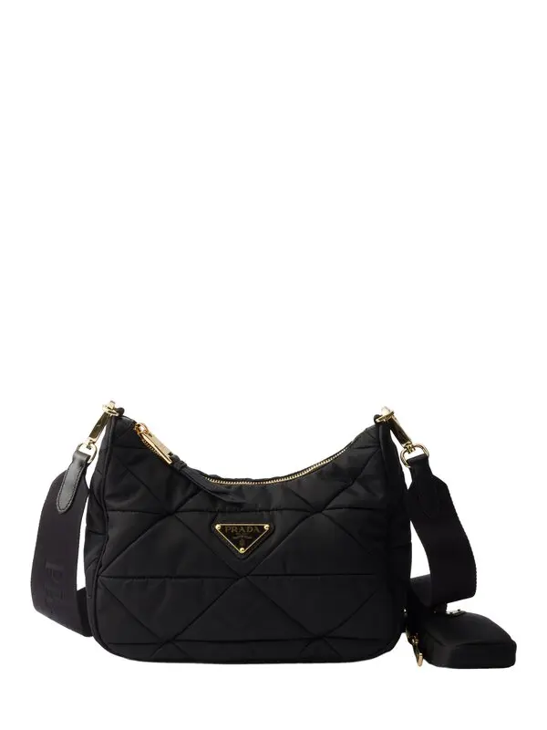 Prada Re-nylon Shoulder Bag - Black