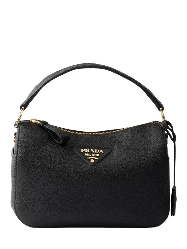 Prada Small Leather Bag - Black