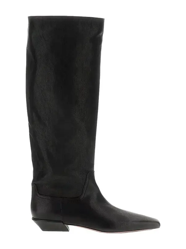 Paris Texas Bettina Tapered Pointed-toe Boots - Black