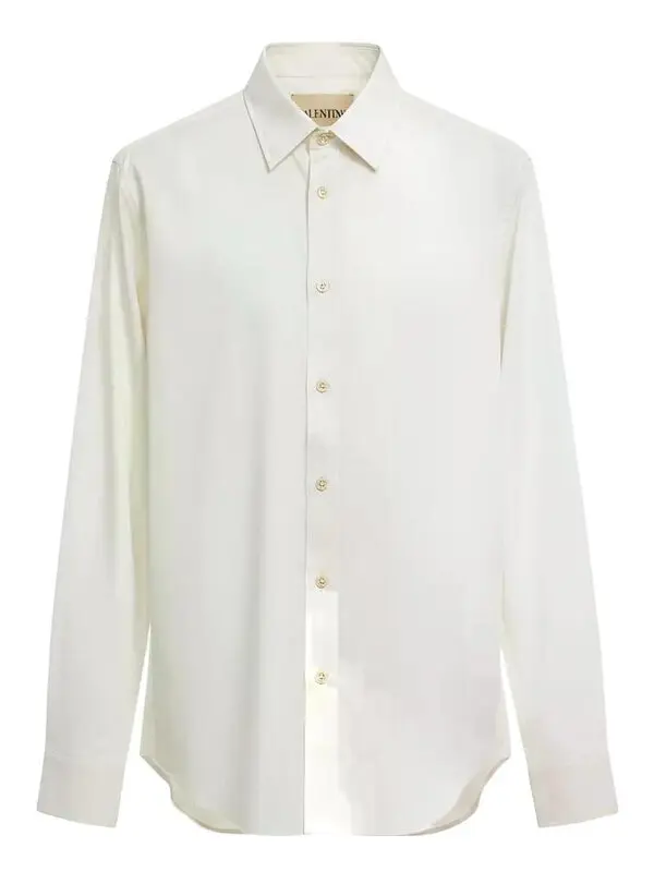 Valentino Garavani Long-sleeve Button-up Shirt - Neutrals