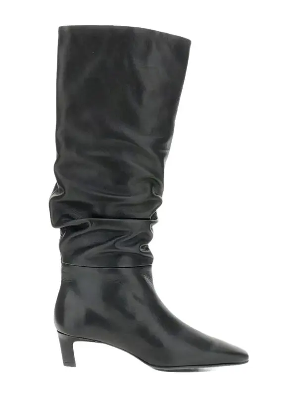 ALOHAS Kalila Slouchy Square-toe Boots - Black