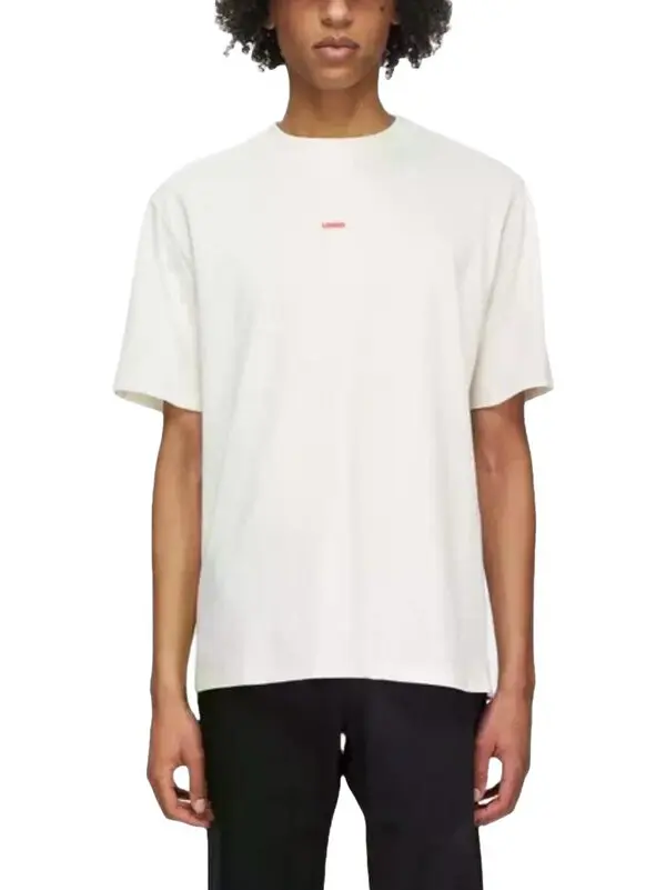 UNNA Heart-print Logo-print T-shirt - White