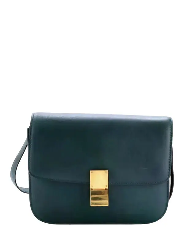 Celine Medium Smooth Leather Bag - Green