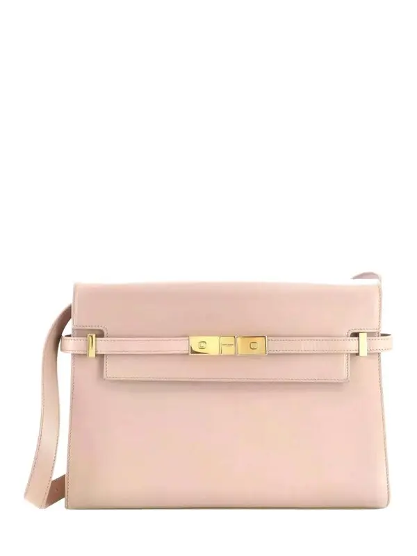 Saint Laurent Manhattan Medium Shoulder Bag - Neutrals