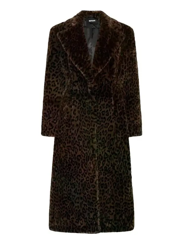 ROTATE BY BIRGER CHRISTENSEN Faux Fur Coat - Brown
