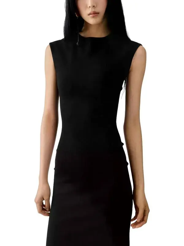 Jacquemus The Alba Midi Dress - Black
