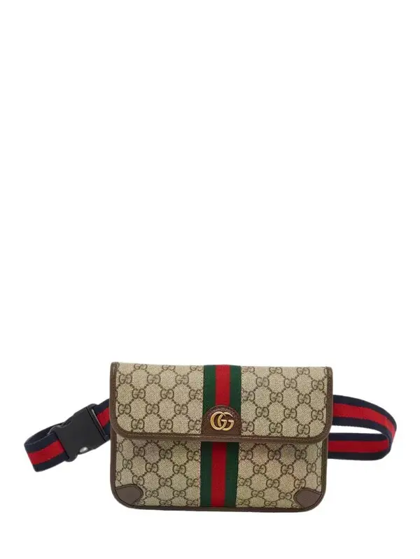 Gucci Ophidia Gg Supreme Belt Bag - Neutrals