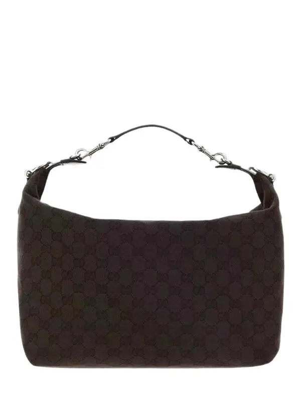 Gucci Brera Gg Canvas Shoulder Bag - Brown