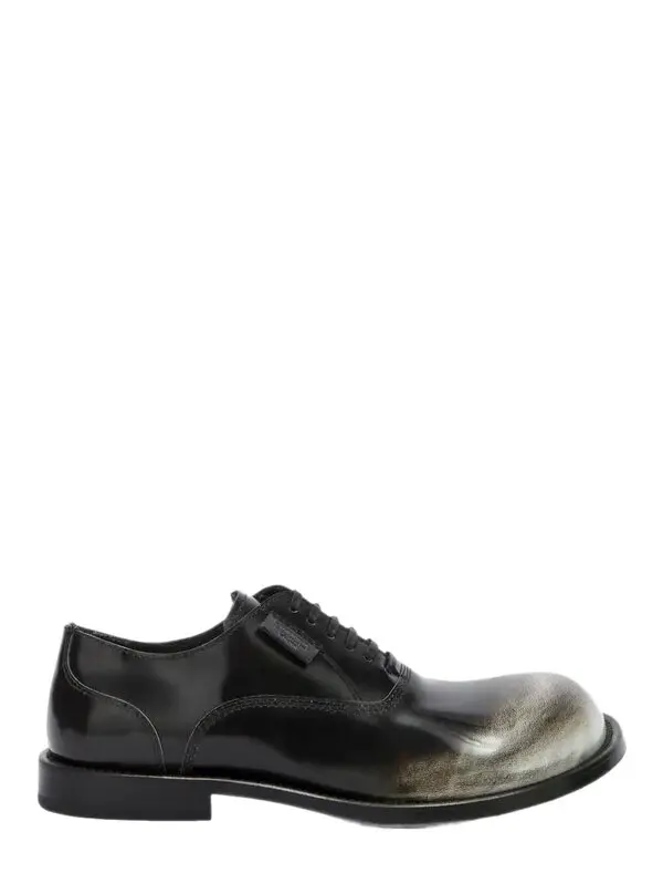 Moschino Faded Effect Derby Shoes - Black