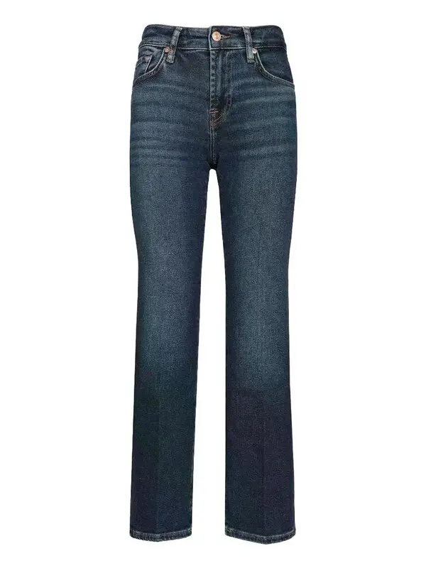 7 For All Mankind Calie Straight Ankle Jeans - Blue
