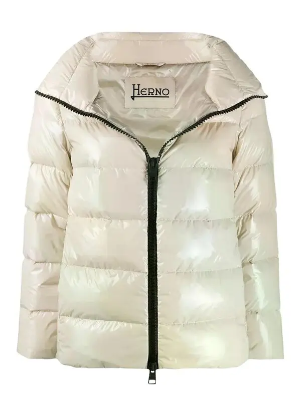 Herno Slit Cuff Puffer Jacket - Neutrals