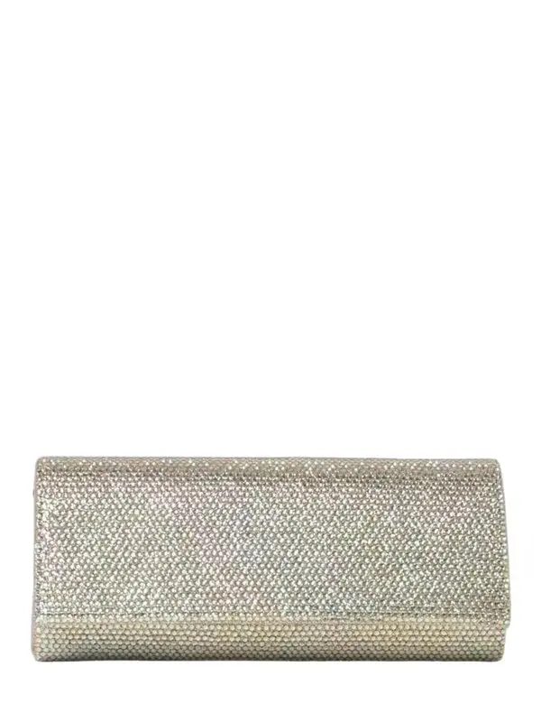 TWENTY FOURHAITCH French 75 Crystal-embellished Clutch Bag - Neutrals