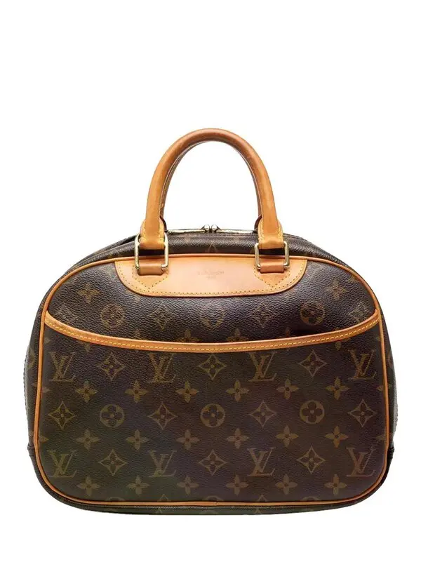 LOUIS VUITTON Monogram Trouville Handbag - Brown