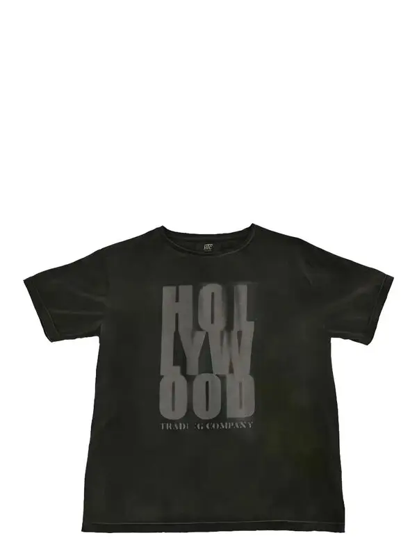 HTC LOS ANGELES Logo-print T-shirt - Black