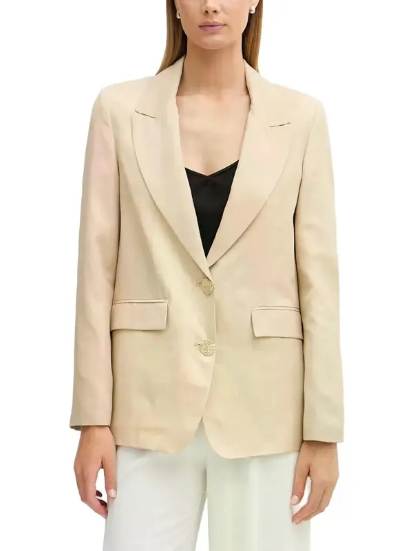 GAUDI Single-breasted Blazer With Peak Lapels - Neutrals