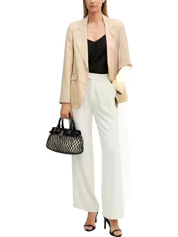 GAUDI Single-breasted Blazer With Peak Lapels - Neutrals