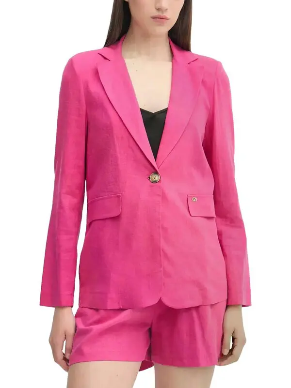 GAUDI Single-breasted Notched-lapels Blazer - Pink