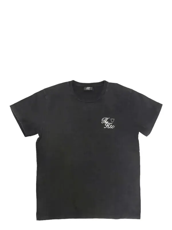 HTC LOS ANGELES Calypso Distressed-effect T-shirt - Black