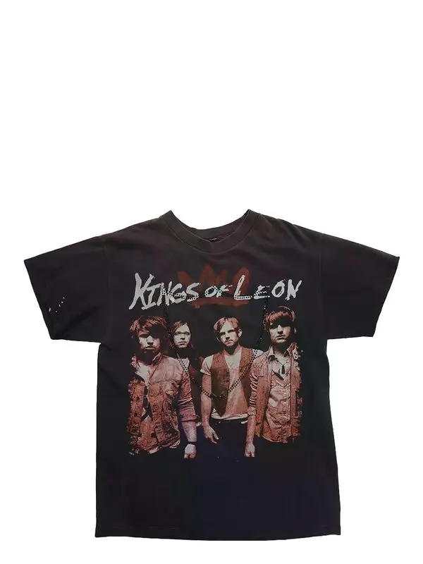 HTC LOS ANGELES Studded Graphic T-shirt - Black