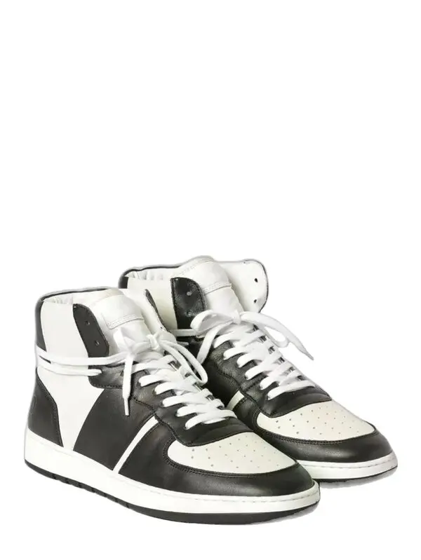 COLLEGIUM Destroyer Leather Sneakers - Black
