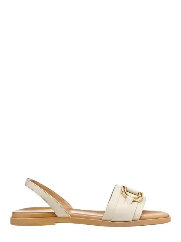 Geox Naileen Buckle-detail Slingback Sandals - Neutrals