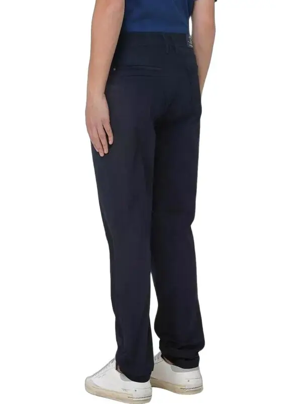 JECKERSON Slim-fit Gabardine Trousers - Blue