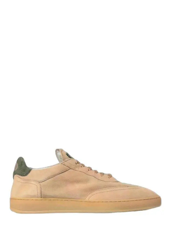 SOLDINI80 Akira Suede Panel Sneakers - Neutrals