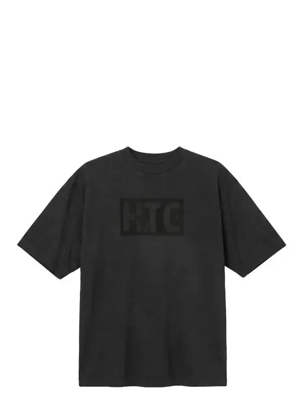 HTC LOS ANGELES Logo-print Studded T-shirt - Black