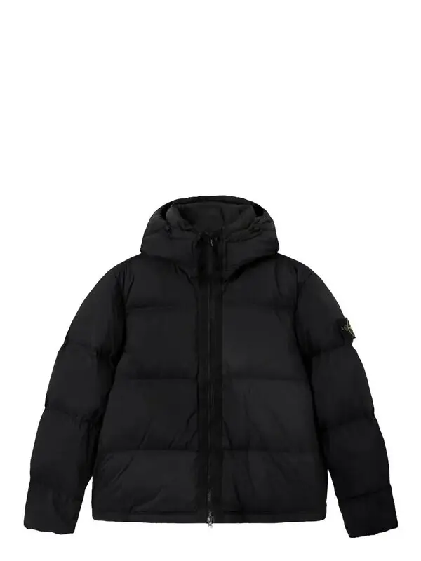 Stone Island Padded Compass-patch Jacket - Black