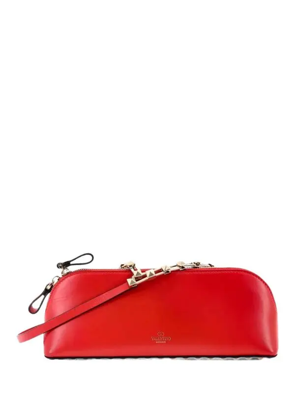 Valentino Garavani Rockstud Zip Crossbody Bag - Red