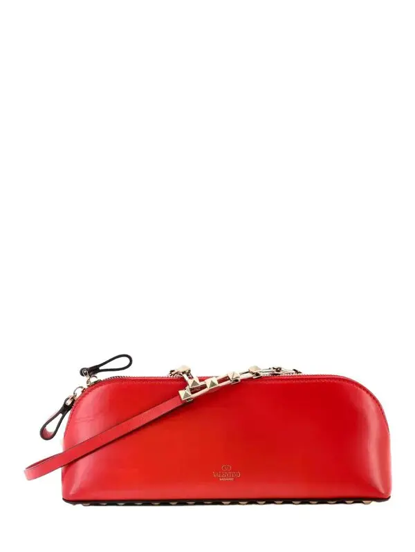 Valentino Garavani Rockstud Zip Crossbody Bag - Red