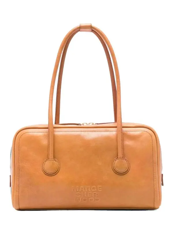 MARGESHERWOOD Leather Tote Bag - Brown