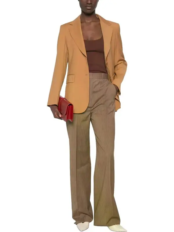 Max Mara Single-breasted Notched-lapel Blazer - Neutrals