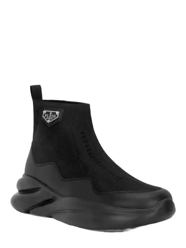 Philipp Plein Runner Sock Skywalker Sneakers - Black