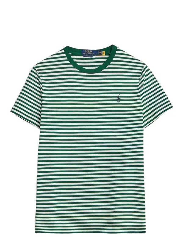 Polo Ralph Lauren Striped Cotton T-shirt - Green