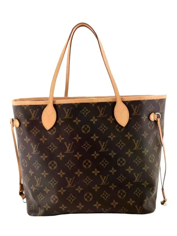 LOUIS VUITTON Monogram Canvas Neverfull Mm Tote Bag - Brown