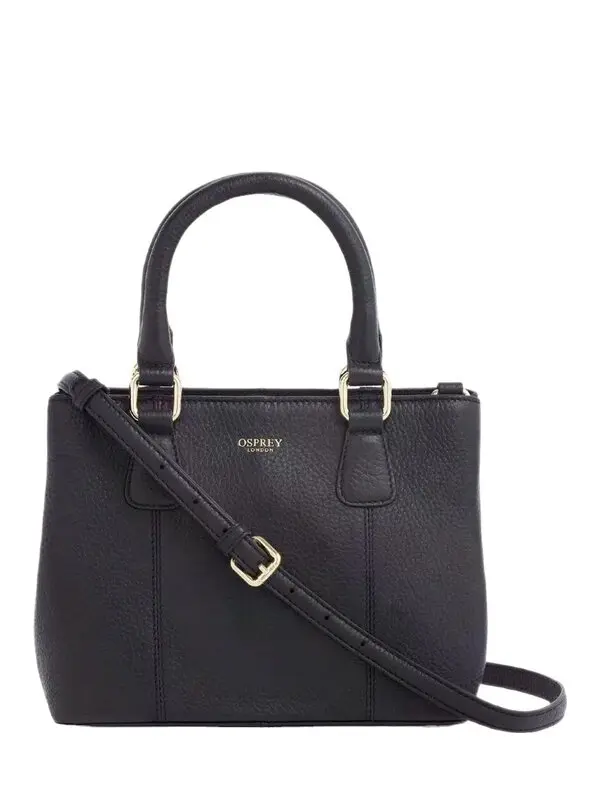 OSPREY Mini Adaline Leather Tote Bag - Black