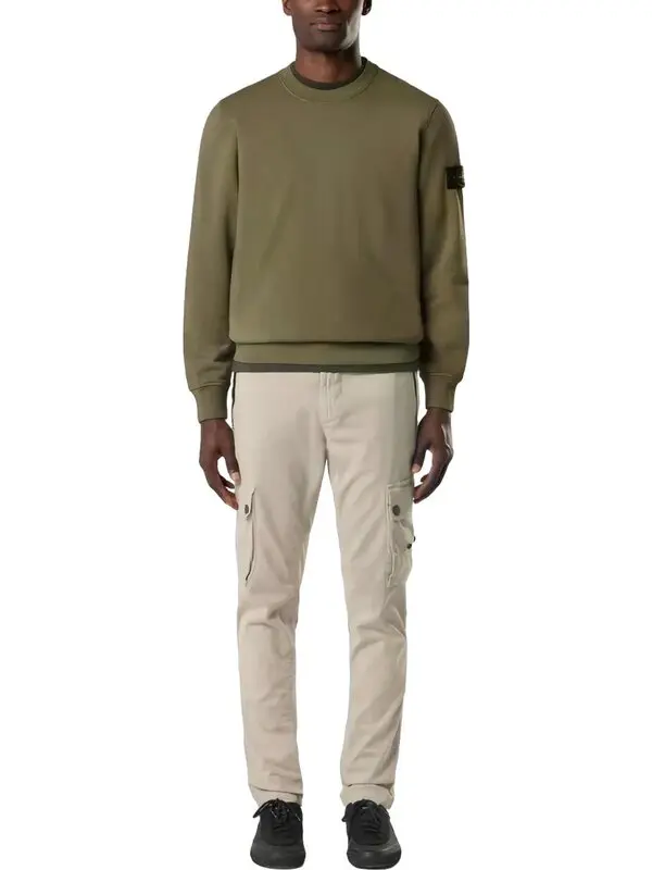 Stone Island Logo-patch Sweatshirt - Green