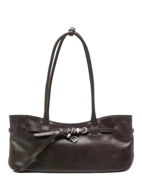 MARGESHERWOOD Leather Shoulder Bag - Brown