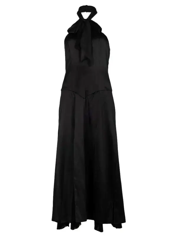 Cinq À Sept Monroe Bow Detail Maxi Dress - Black