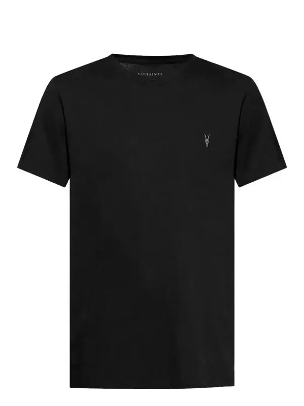 ALLSAINTS Ramskull-embroidered T-shirt - Black